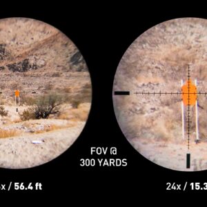 Monstrum G2 6-24x50 FFP Rifle Scope | Flat Dark Earth | Monstrum SS-H Scope Sunshade | Bundle