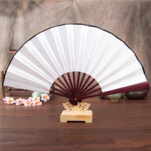 unisex silk lace wedding party fan hand held chinese dancing floral fan folding accessory backless push up bras black