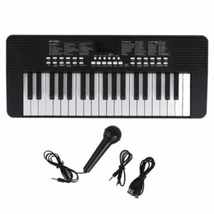 37 key piano keyboard,electronic rechargeable piano with headphone jack,musical instruments