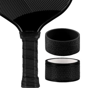 lizard skins dsp ultra pickleball grip – 0.8mm thickness pickleball paddle grip tape – 11+ colors (jet black)