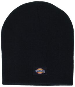 dickies men's insulated acrylic temp-iq beanie, black, one size