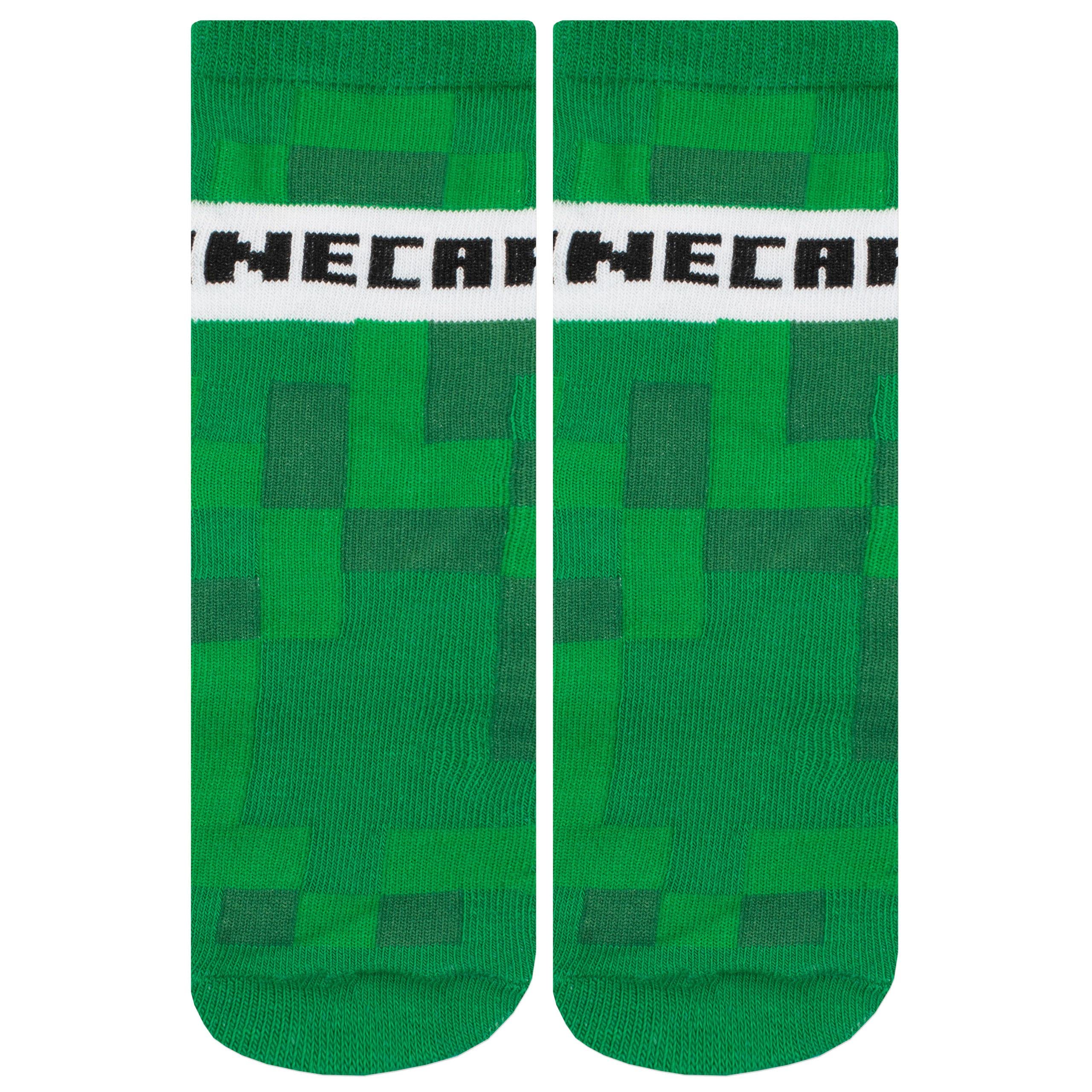 Minecraft Boys Socks Pack of 3 Multicolor 7-9