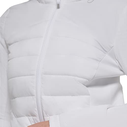 Calvin Klein womens Outerwear puffer,WHITE,Small