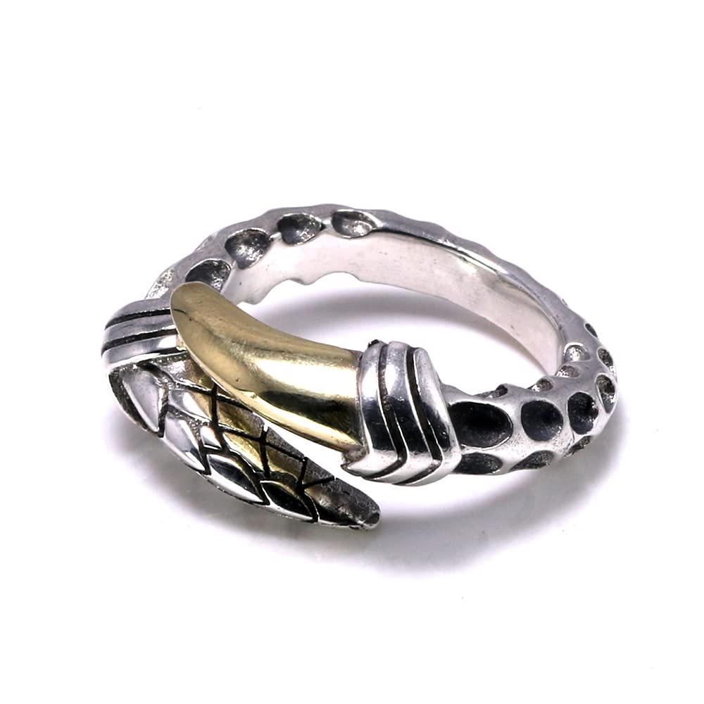 925 Sterling Silver Dragon Claw Ring for women men ~ Silver Claw Ring ~ adjustable ring