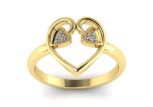 lmdprajapatis heart shaped cubic zircon style wedding enagement anniversary ring for women