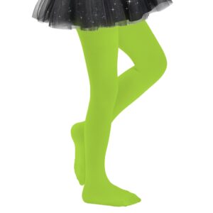 pupiu toddler tights ballet tights for girls pantyhose school uniform dance tights light green m