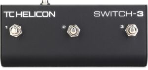 tc-helicon switch-3 3 button footswitch