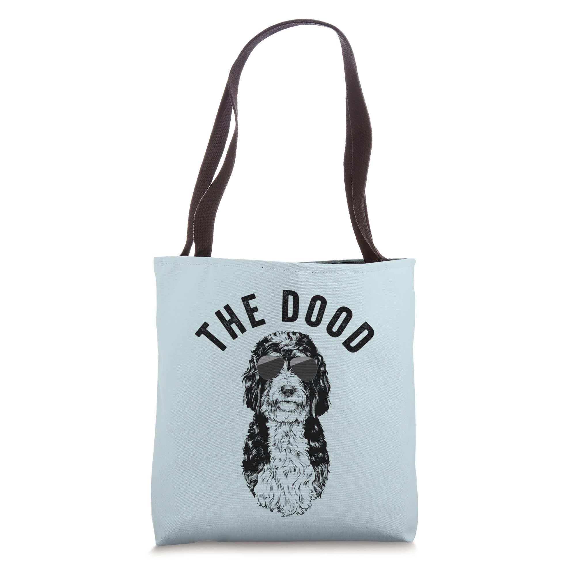 The Dood Bernedoodle Mom Doodle Dog Dad Tote Bag