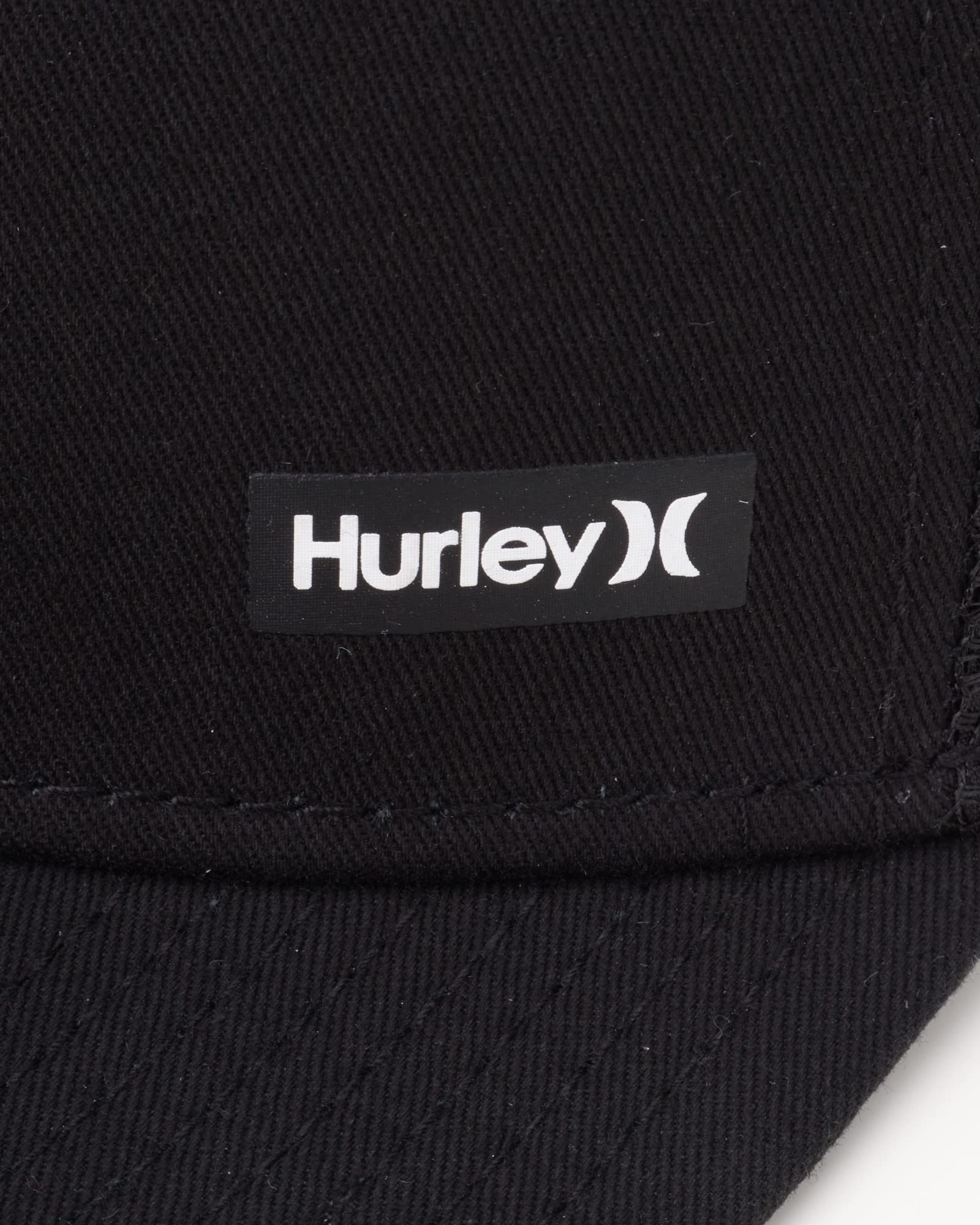 Hurley Men's Caps - Flat Brim Snap Back Baseball Cap Supply Trucker Hats for Men, Size One Size, Black