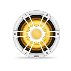 garmin fusion® signature series 3i marine subwoofers, 10" 600-watt crgbw sports white marine subwoofer