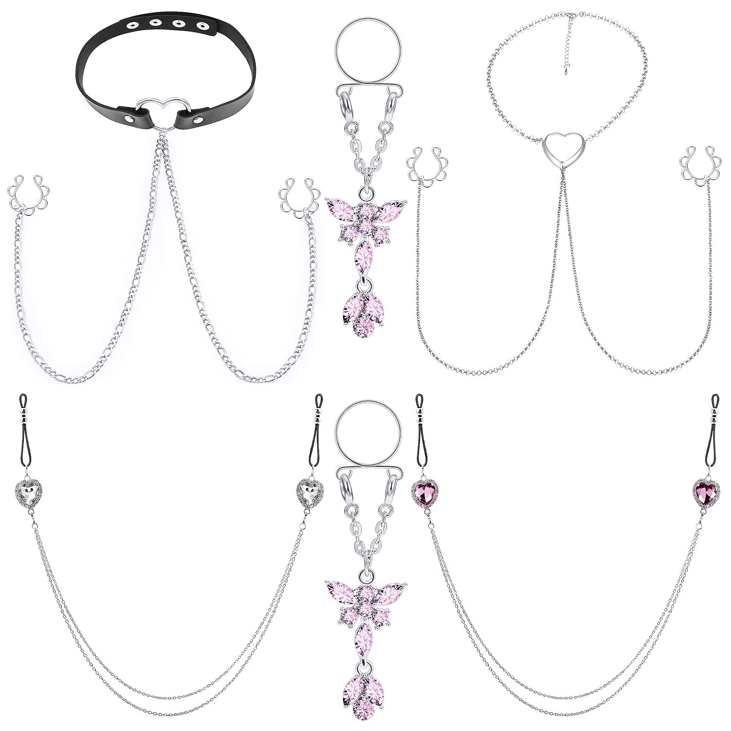 Pexveiuu Piercing Jewelry Choker Necklaces