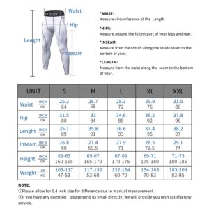 Queerier Mens Compression Pants Workout Running Tights Leggings Men for Sports Yoga 1/3 Pack