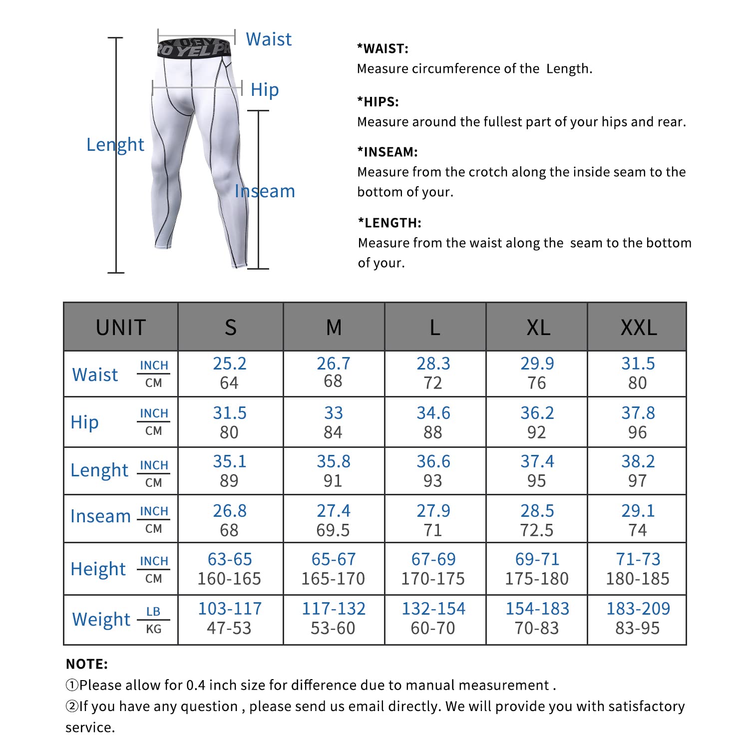 Queerier Mens Compression Pants Workout Running Tights Leggings Men for Sports Yoga 1/3 Pack