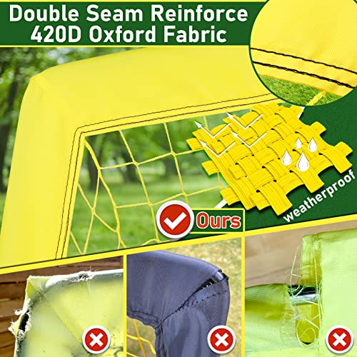 Happy Jump Soccer Goal Pop Up Foldable Soccer Net for Backyard 5'x3.6', 1 Pack