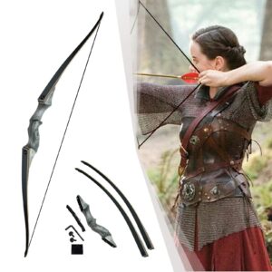 Black Hunter Takedown Longbow 25lbs & Black Hunter Original Takedown Longbow Limbs Replacement 50lbs