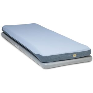 hest sleep system - memory foam camping mattress with inflatable pump and carry bag, single mattress, 78" l x 25" w