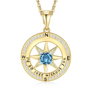 meeshi gold jewelry for women valentine's day gifts necklaces anniversary birthday gifts for her mother's day christmas gift for her gifts for women (gold-dec-turquoise)