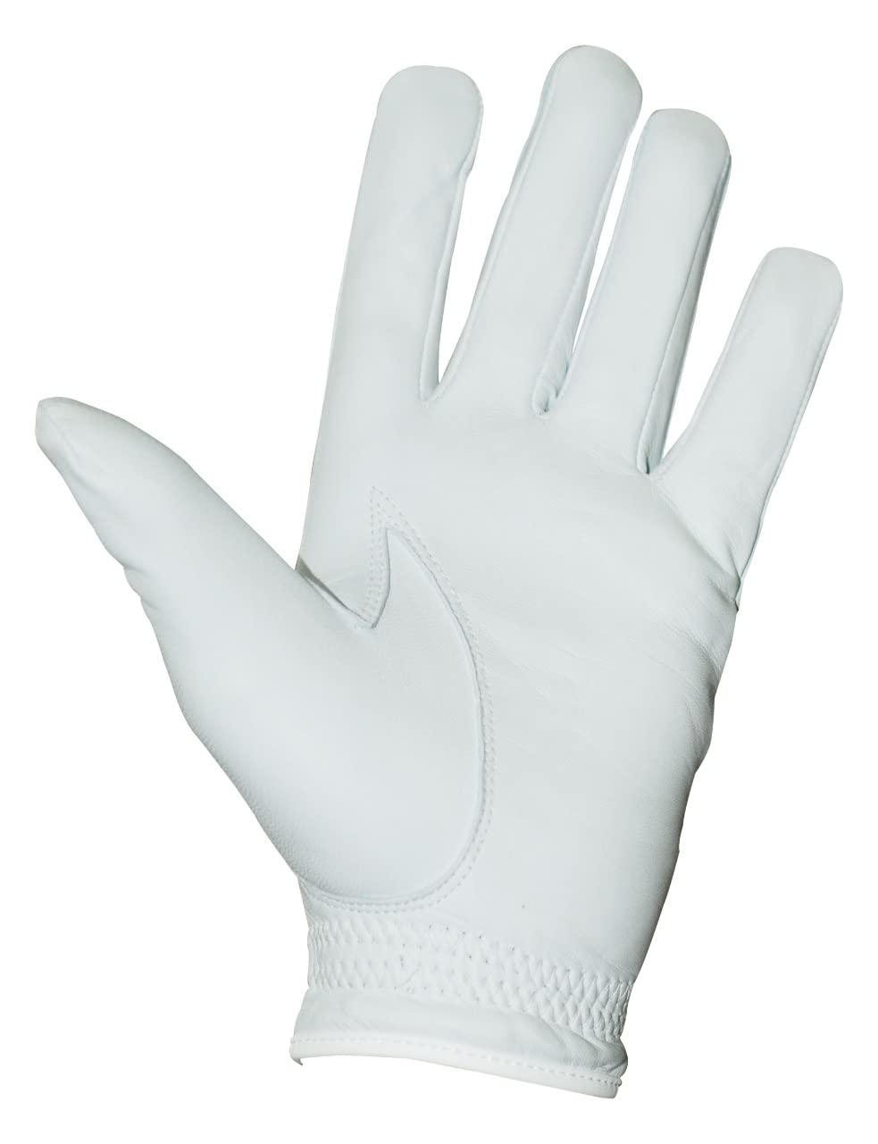 SportsImpex Golf Men's Golf Gloves Genuine Leather White Unlined Pack of 2 (White, Small)