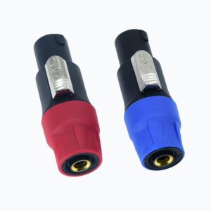 arklove speakon to 1/4 adapter na4ljx connector upgraded 1/4" inch ts jack female to nl4fc male converter are for converting cable to nl4fc plug for pa dj speaker/amplifier/mixer adapter - 2pcs