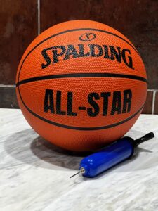 basketball all star included pump and needle 29.5in basketball