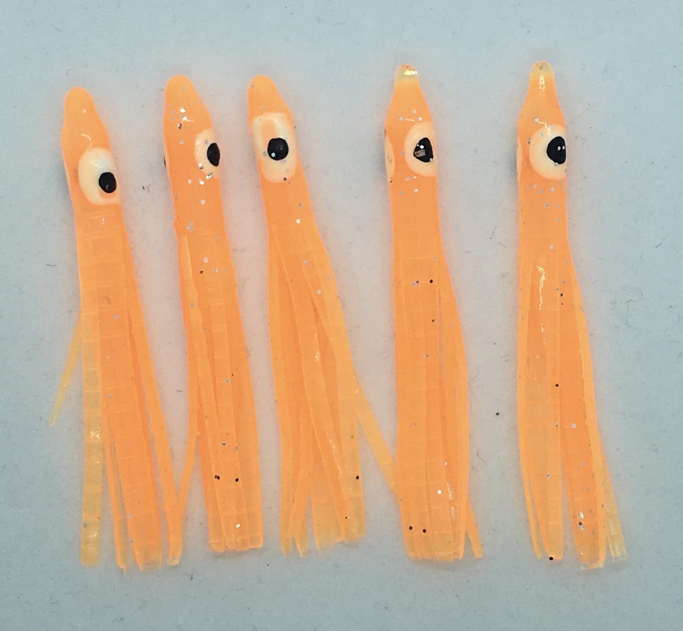 KOKOPROS Kokanee Fishing- Micro Luminous 4.5 cm Squid Skirts-Assorted 50- PK