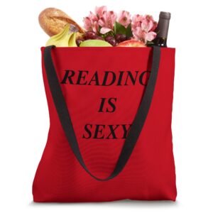 reading is sexy Tote Bag