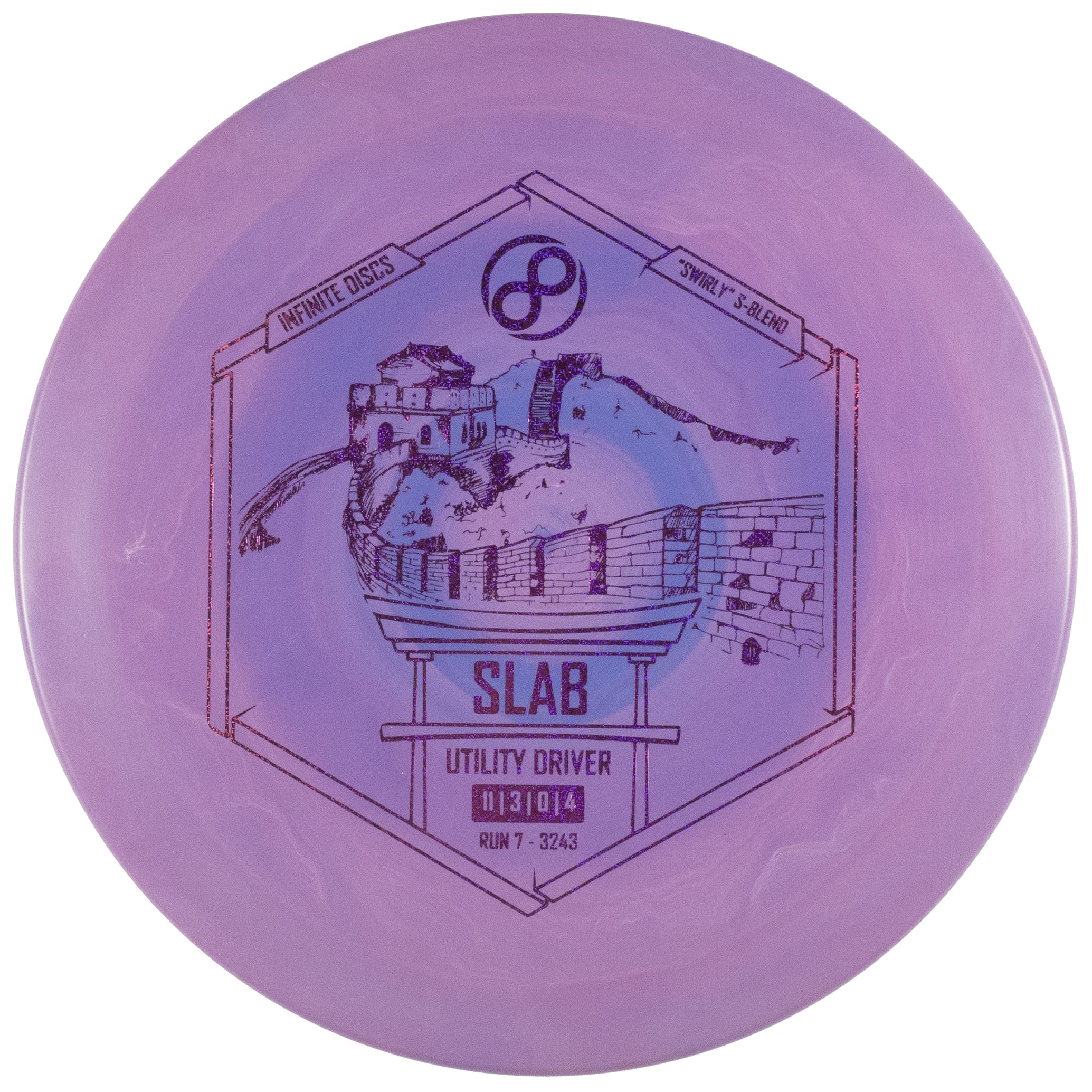 Slab Disc Golf Overstable Utility Distance Driver | Professional and Experienced Players | Swirly S-Blend [Colors Vary] (173-176 Grams)