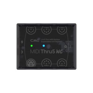 CME MIDI Thru5 WC - Premium 1-to-5 MIDI Thru - High-precision 1-in-5-out wired transmission with high-speed optocoupler for error-free synchronization of all MIDI devices via 5-pin DIN