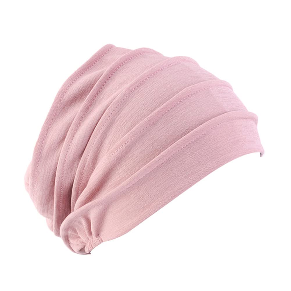 ikasus Chemo Headwear Turban for Women Cotton Slouchy Beanie Hats Headwraps Cancer Hats