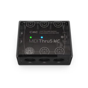 CME MIDI Thru5 WC - Premium 1-to-5 MIDI Thru - High-precision 1-in-5-out wired transmission with high-speed optocoupler for error-free synchronization of all MIDI devices via 5-pin DIN