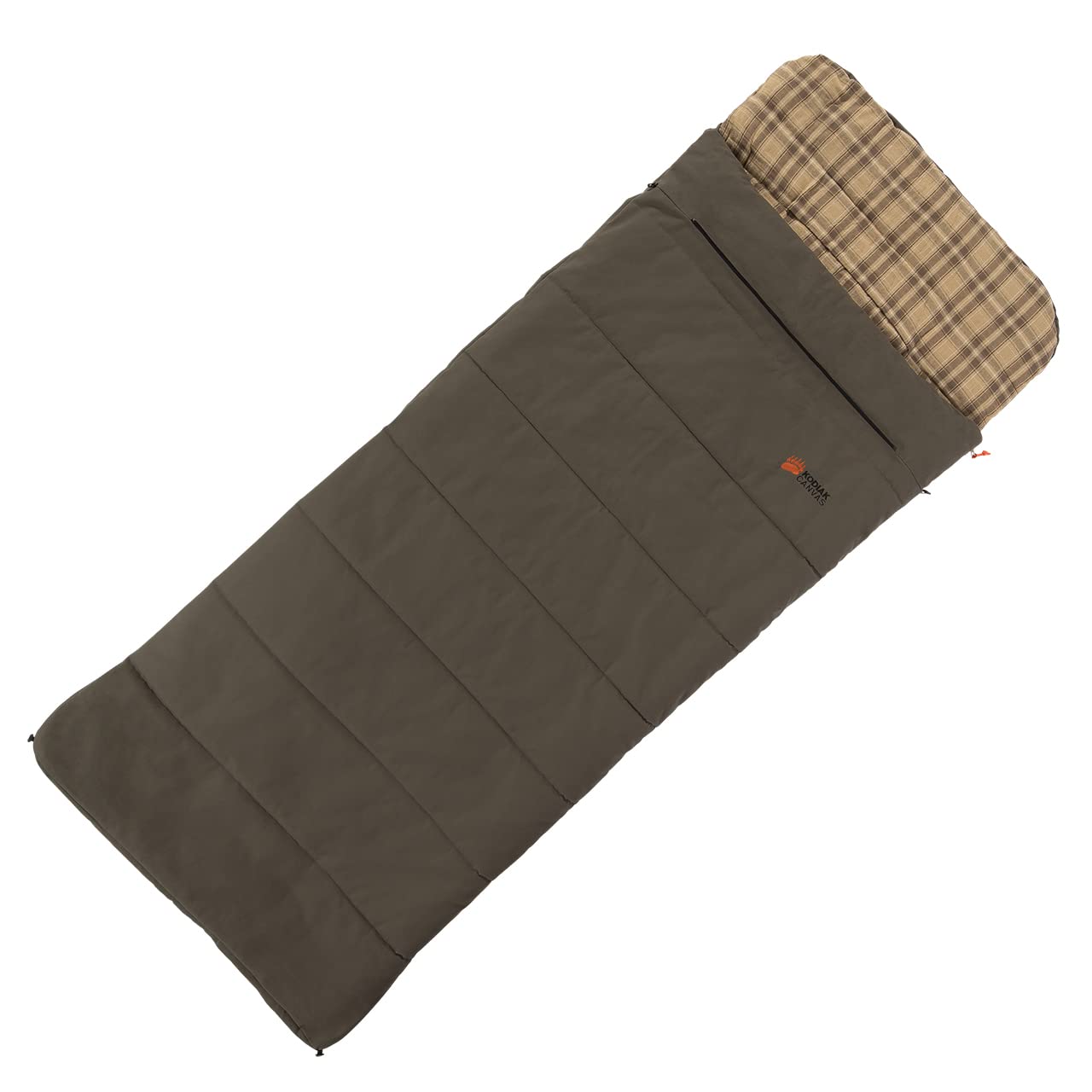 Kodiak Canvas Z Top Sleeping Bag: 20°F, Regular