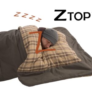 Kodiak Canvas Z Top Sleeping Bag: 20°F, Regular