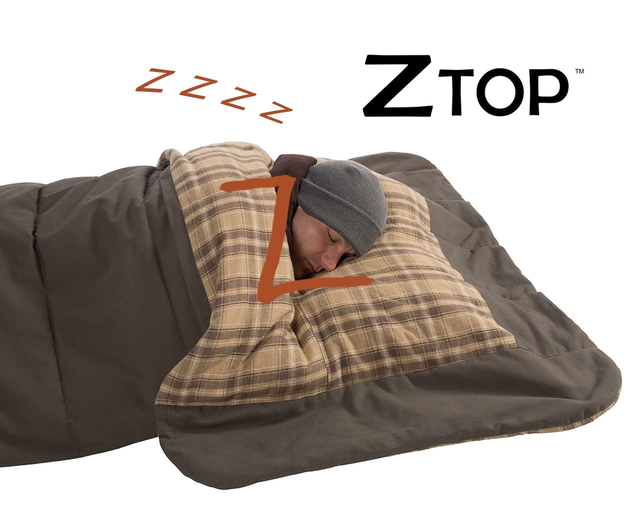 Kodiak Canvas Z Top Sleeping Bag: 0°F, Regular