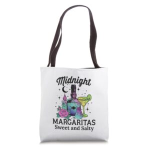 midnight margaritas tote bag