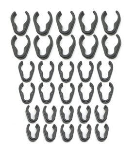 mateda mic cable clips 30pcs microphone boompole cable clip universal mic cable clips