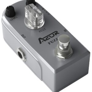 AZOR Fuzz Guitar Effect Pedal with AP311 Spring Reverb Guitar Effect Pedal with True Bypass Aluminium alloy case