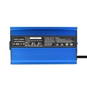 Abakoo 48V 15A Battery Charger for Yamaha Golf Cart G19 G22, with 2 Pin Plug, Blue