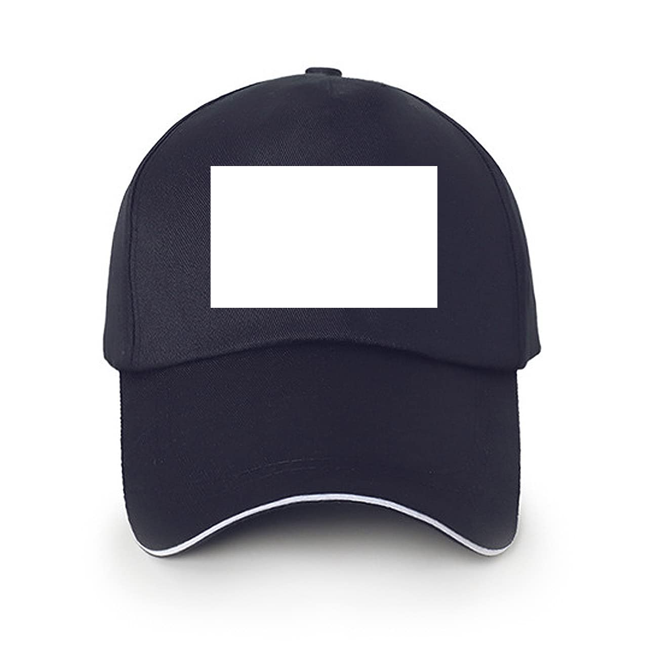 Custom Baseball Hat,Personalized Text Picture Cotton Hat for Men & Women,Design Your Name Your Number Cap Unisex Navy