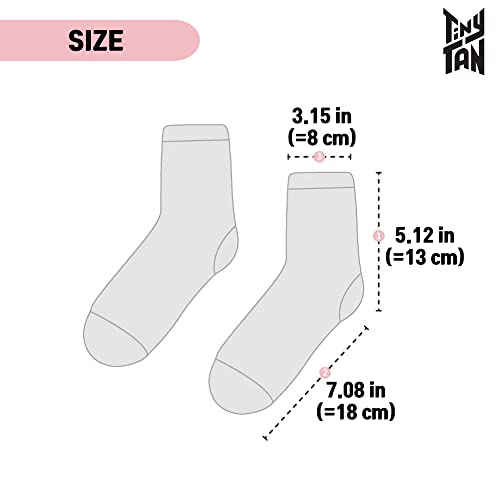 TinyTAN KPOP Merchandise Official Licensed K-POP Merch MIC Drop Version Character Socks For Girls Women (V)