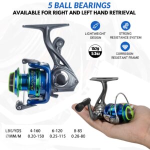 QualyQualy Ice Fishing Rod Reel Combo Complete Set Ice Fishing Gear with Backpack Seat Ice Cleats Ice Fishing Jigs Line Full Ice Fishing Kit