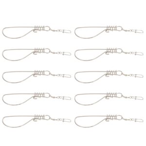 besportble outdoor accessories knot tying tool 10pcs stainless steel fishing stringer clip portable fish stringer fishing stringer fishing stringer live outdoor accessories fishing tool