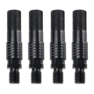 ecsing 4pcs 3/8 inch fishing alarm connector fishing bite alarm quick release adapter fishing rod support holder connector removable carp fishing tackle