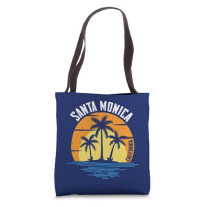 santa monica tote bag