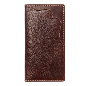 house of jack co. colt long bifold wallet | rodeo wallet | full grain cowhide leather | long bifold men's wallet | western wallet