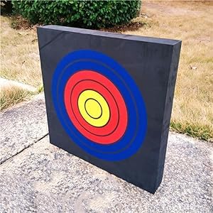 FENJANER Archery Target for Backyard Youth EVA Arrow Target Square Moving Foam Targets for Outdoor Shooting Practice Training Compound Bow and Recurve Bow