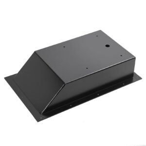 UanofCn 100RTMP Trolling Motor Tray for Minn Kota Motor Corded Foot Pedal Control Pan Coated Aluminum and Recessed