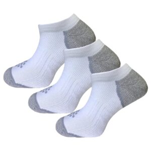 true energy men's sport cushioned ankle socks- 3 pair