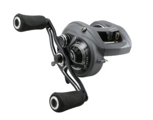 okuma komodo ss 300 size aluminum frame stainless steel gears low profile baitcaster- kds-371, black