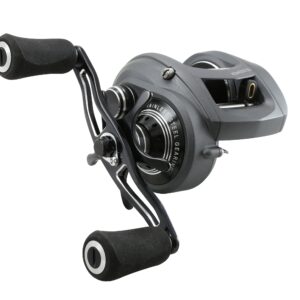 Okuma Komodo SS 300 Size Aluminum Frame Stainless Steel Gears Low Profile Baitcaster- KDS-371, Black