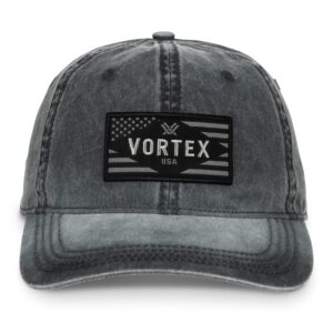 vortex optics rank and file twill caps (black)